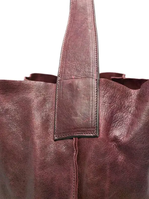 SOMMET Leather Sahara Shoulder Bag - Red