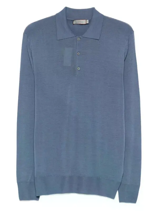 Canali Button-up Polo Shirt