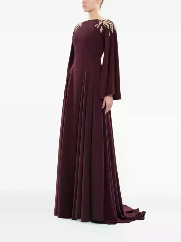 SAIID KOBEISY Embellished Maxi Dress
