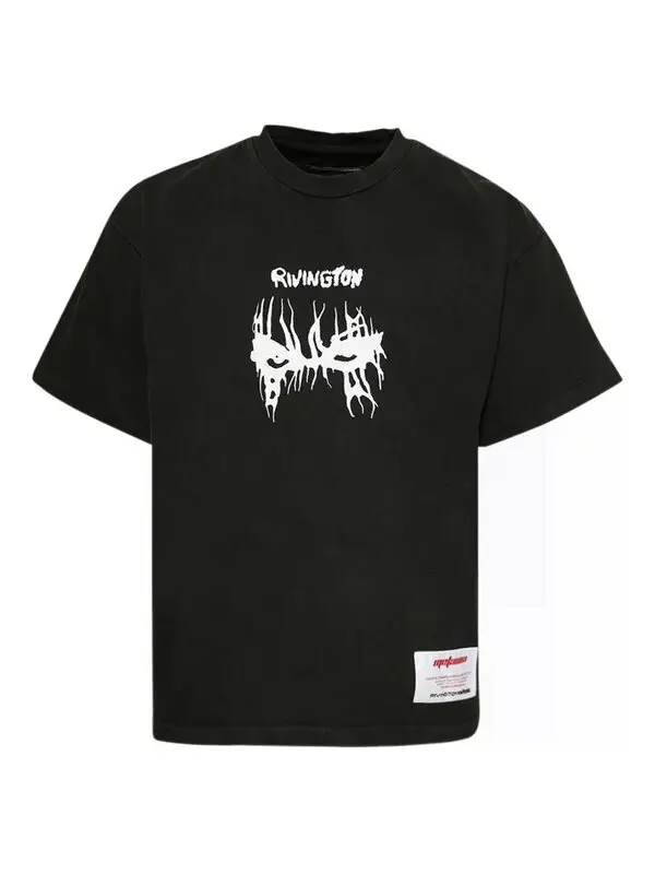 RRR123 Graphic-print T-shirt - Black