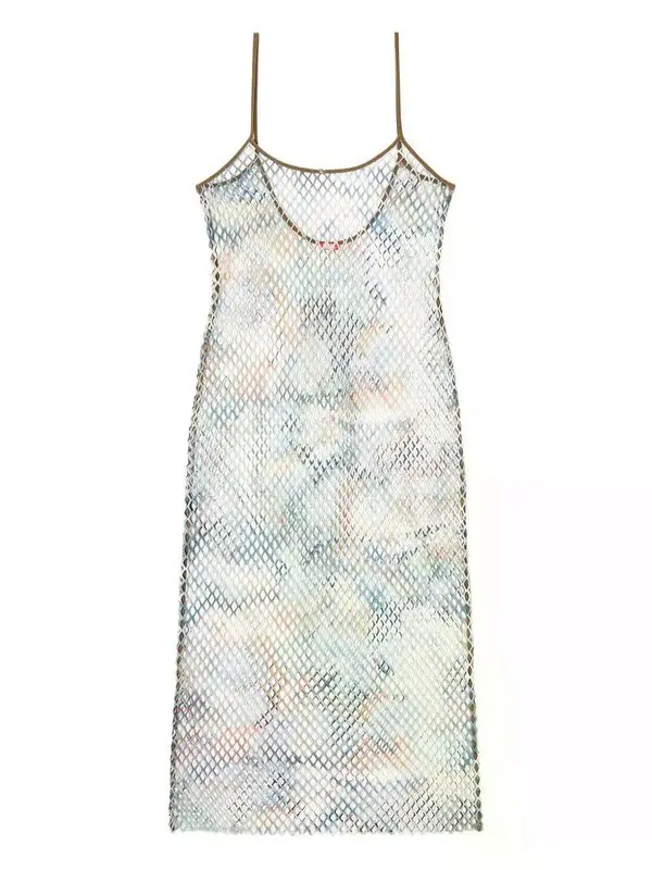 DIESEL® Mesh Beach Dress - White