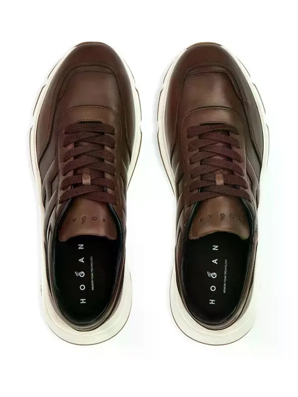 Hogan Hyperlight Lace-up Sneakers - Brown