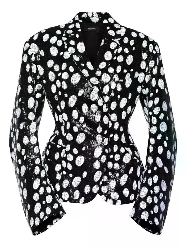 ANOUKI Sequinned Suit - Black