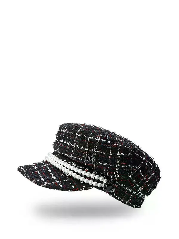 MAISON MICHEL Abby Cap - Black
