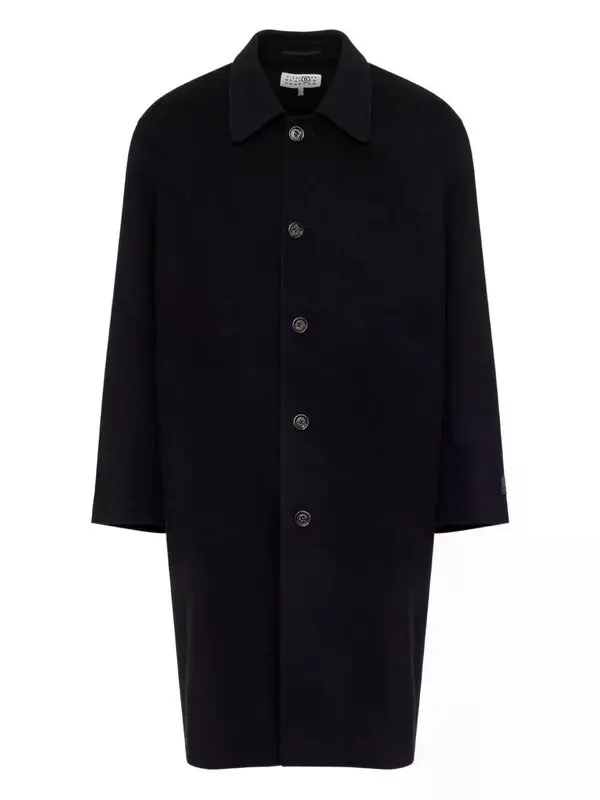 MAISON MARGIELA Button-up Coat - Black