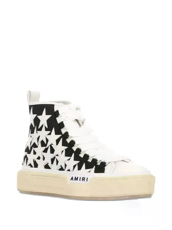 Amiri Stars Court Sneakers - Black