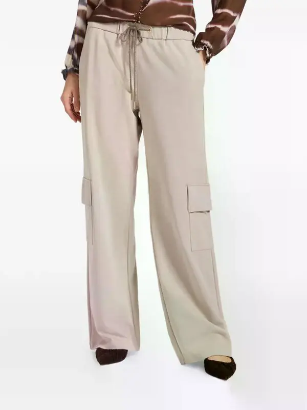ELENA MIRO` Drawstring Pocket Trousers