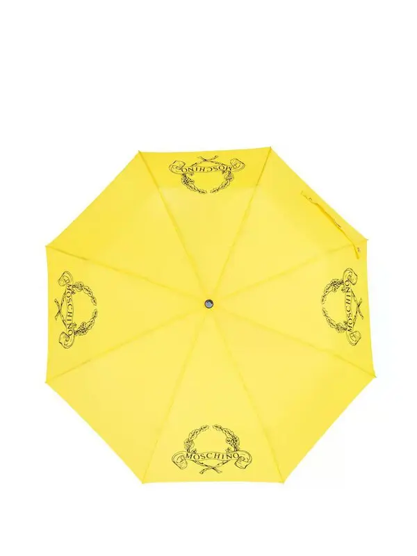 Moschino Logo-motif Umbrella - Yellow