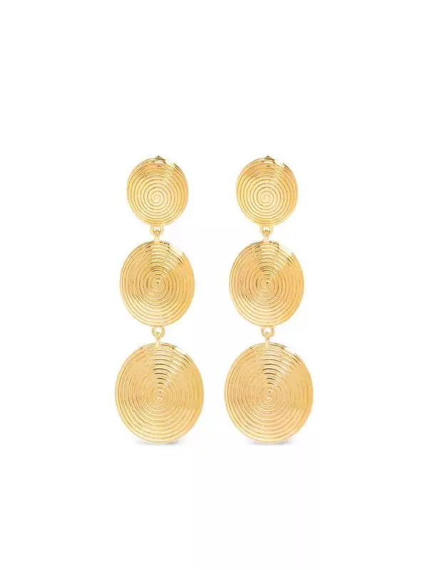 Lié Studio Ruby Tiered Earrings - Gold