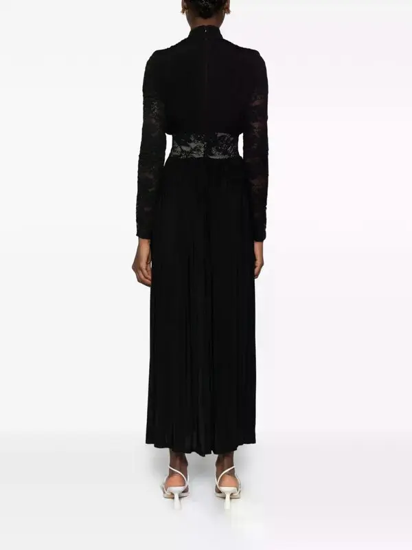 Zimmermann Rebellion Lace-insert Midi Dress - Black