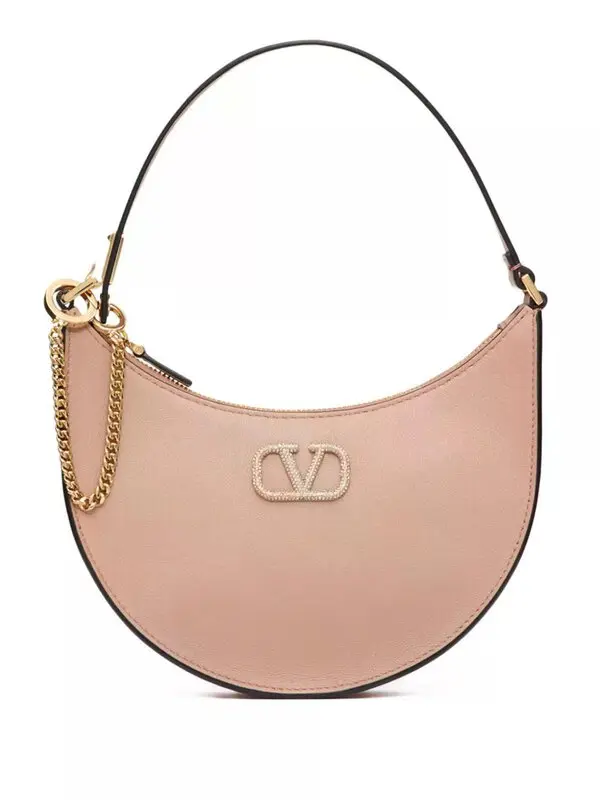 Valentino Garavani Mini Vlogo Signature Hobo Bag - Pink