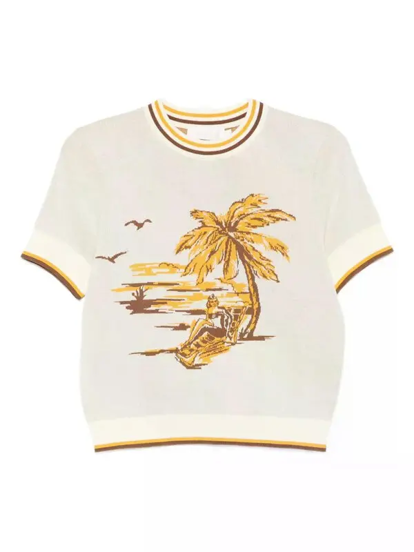 Zimmermann Daylight Jacquard T-shirt