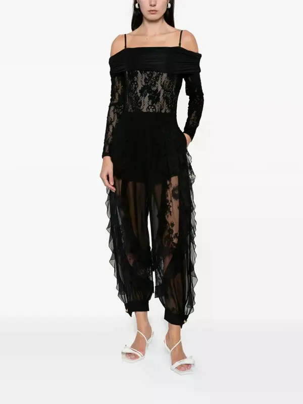 Zimmermann Rebellion Ruffled Lace Trousers