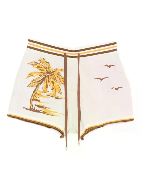 Zimmermann Daylight Jacquard Shorts - Neutrals