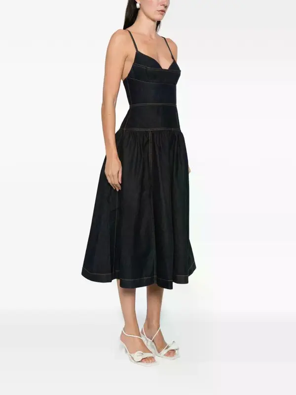 Zimmermann Sleeveless Denim Midi Dress