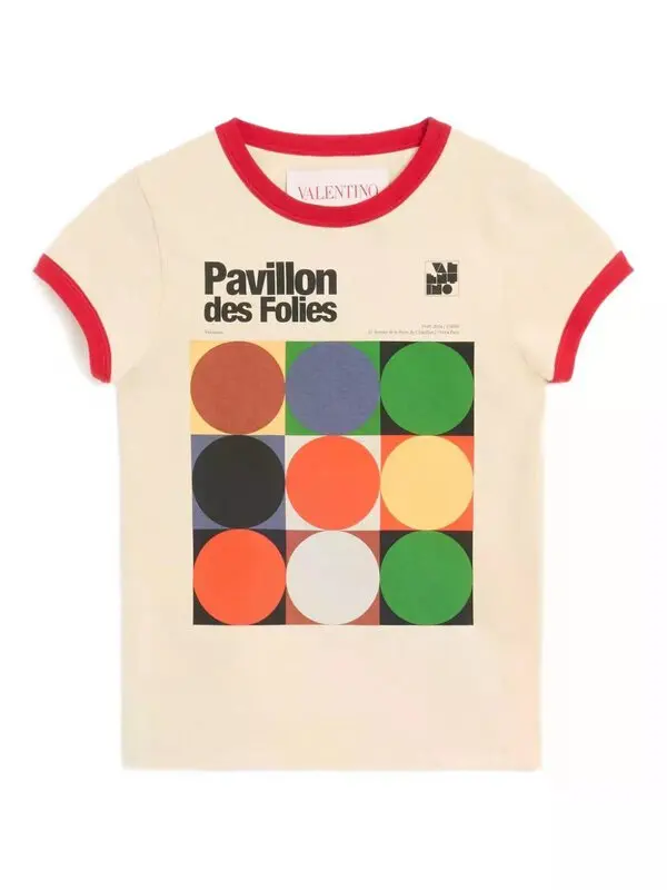 Valentino Garavani Graphic-print T-shirt - Neutrals