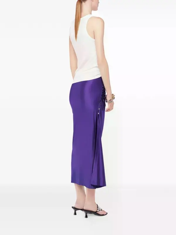 Rabanne Draped Midi Skirt