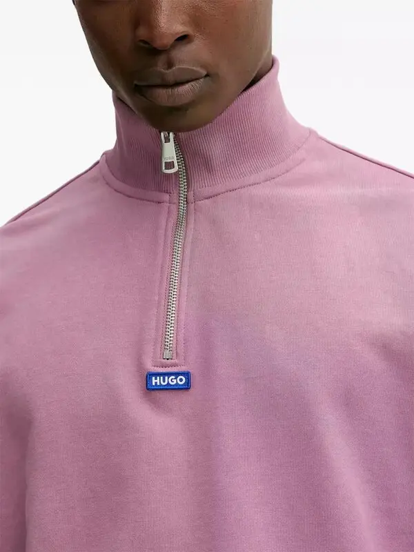 Hugo Zip-up High-neck Sweatshirt