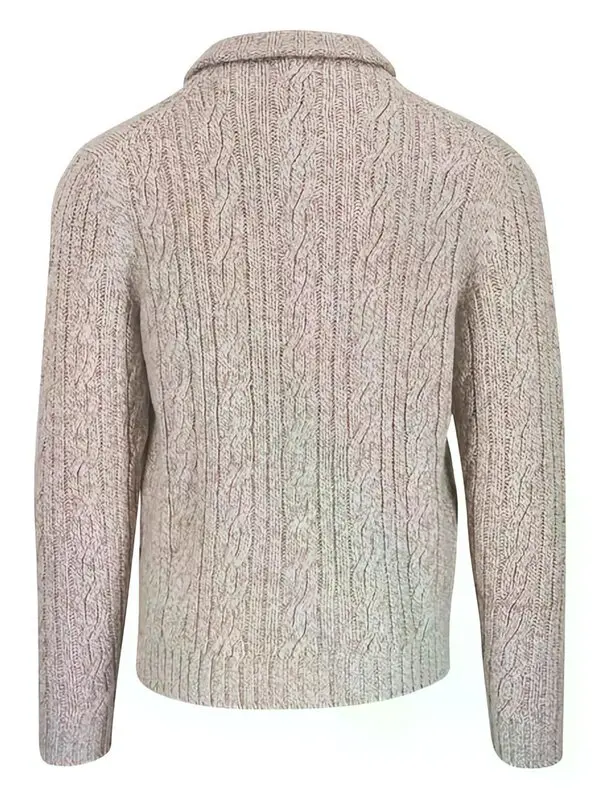 Fedeli Cable-knit Buttoned Cardigan