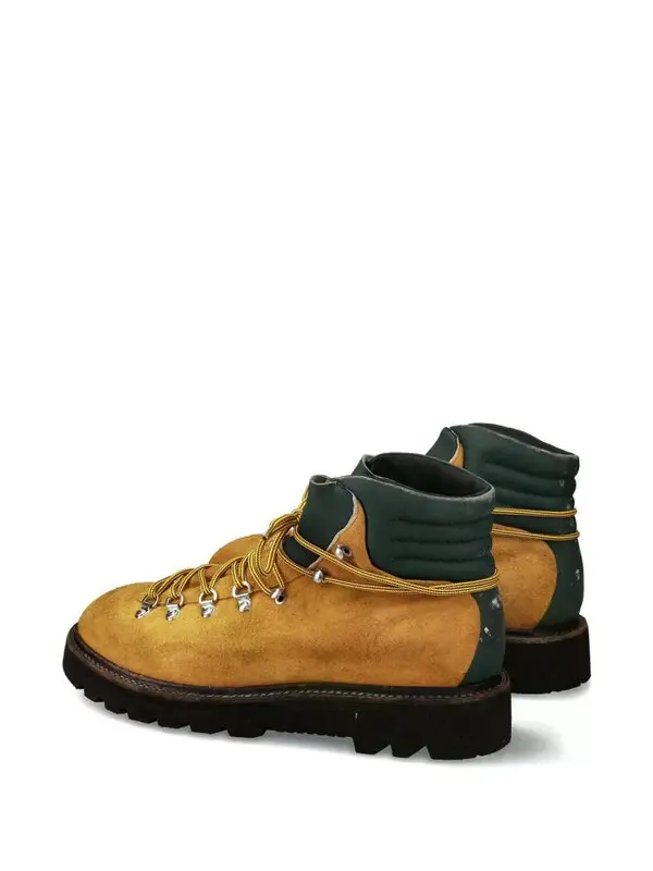 Premiata Panelled Lace-up Boots