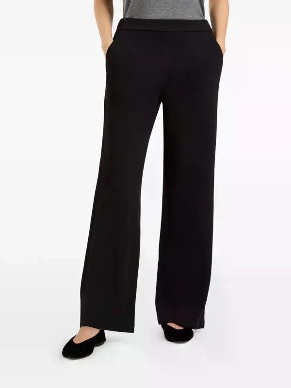 ELENA MIRO` Straight Leg Trousers With Pockets