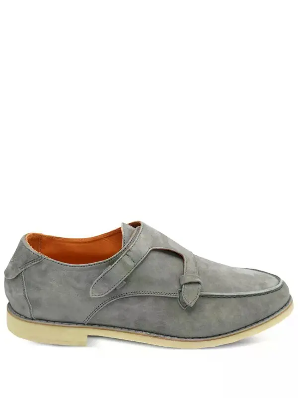 ANDREA VENTURA FIRENZE Master 2 Suede Monk Shoes