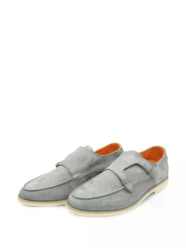 ANDREA VENTURA FIRENZE Master 2 Suede Monk Shoes