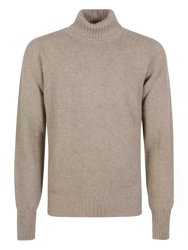 DRUMOHR Long-sleeved Turtleneck Sweater - Neutrals