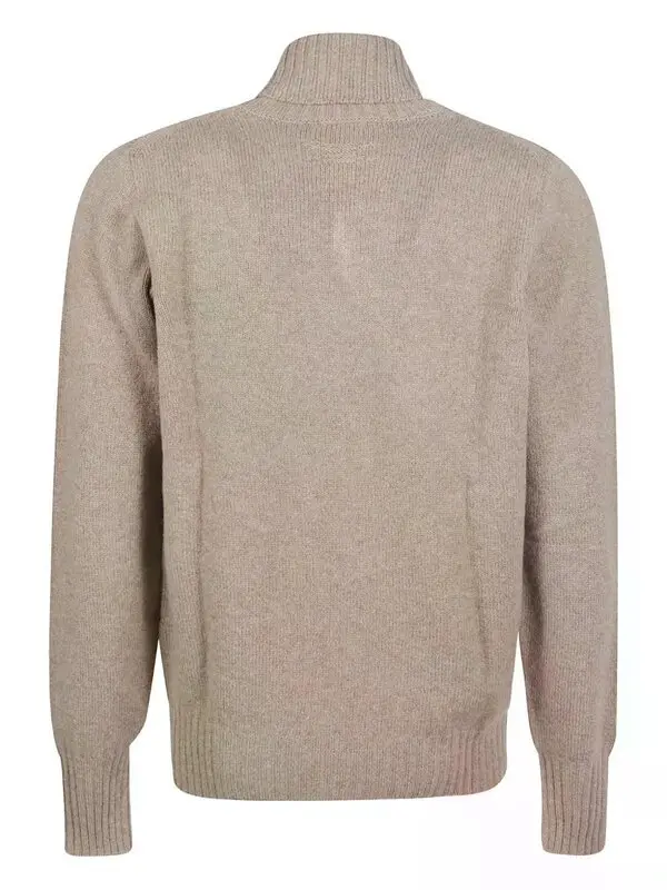 DRUMOHR Long-sleeved Turtleneck Sweater - Neutrals