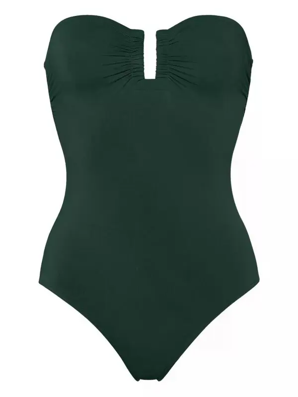 ERES Cassiopée Bustier One-piece Swimsuit - Green
