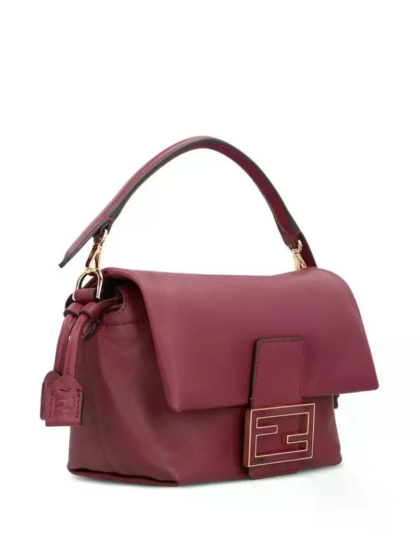 Fendi Small Mamma Baguette Leather Bucket Bag - Red