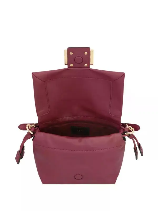 Fendi Small Mamma Baguette Leather Bucket Bag - Red
