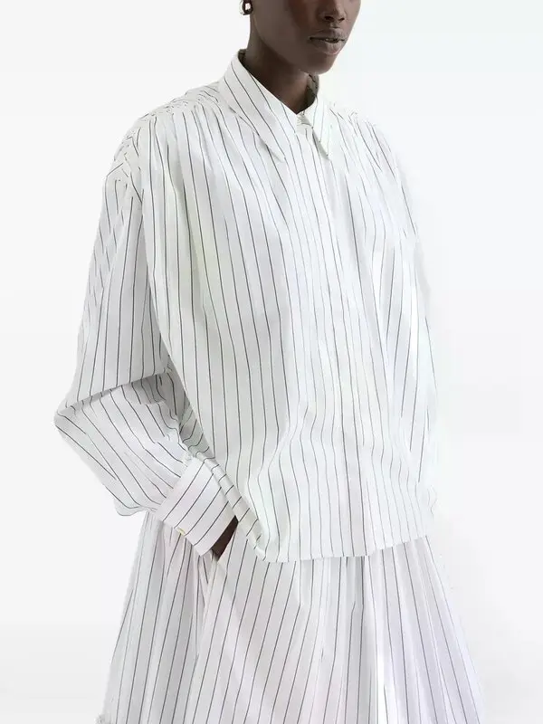 JIL SANDER Striped Cotton Shirt