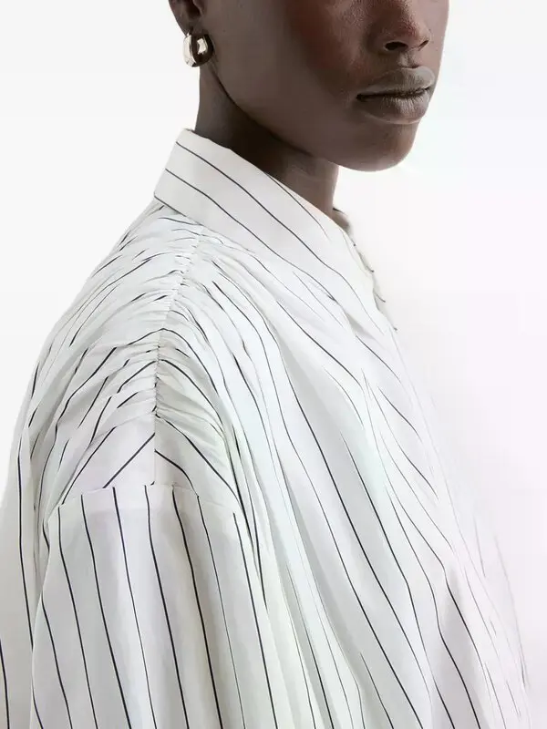 JIL SANDER Striped Cotton Shirt