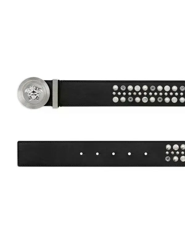 Versace Medusa Studded Belt
