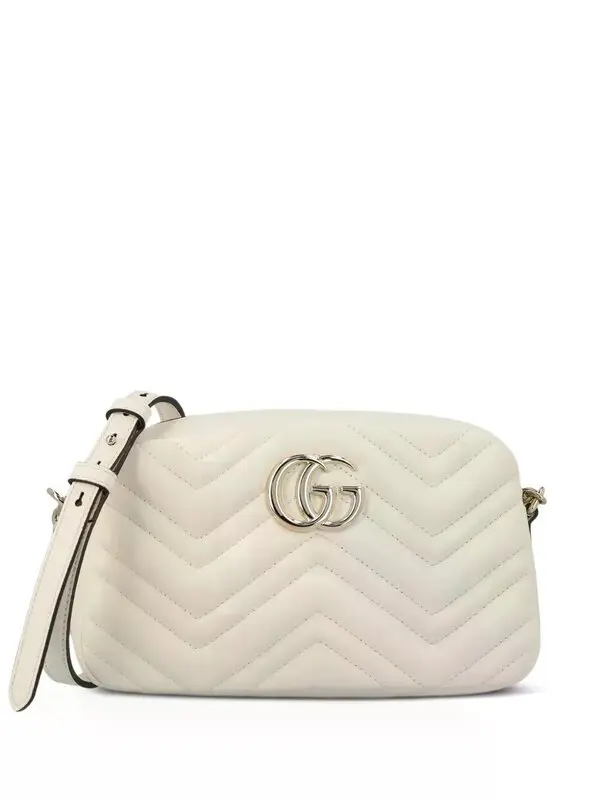 Gucci Gg Marmont Chevron Shoulder Bag