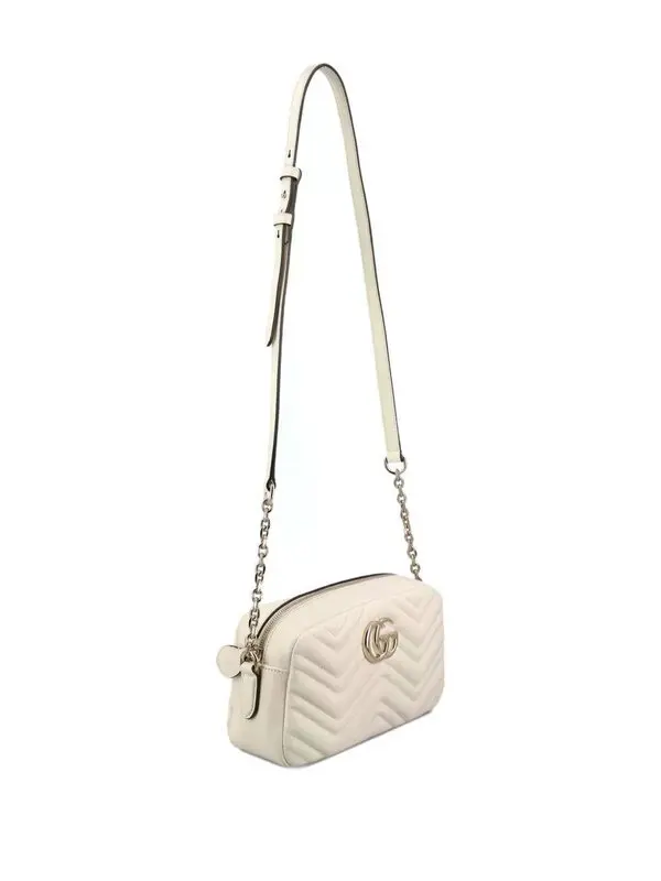 Gucci Gg Marmont Chevron Shoulder Bag