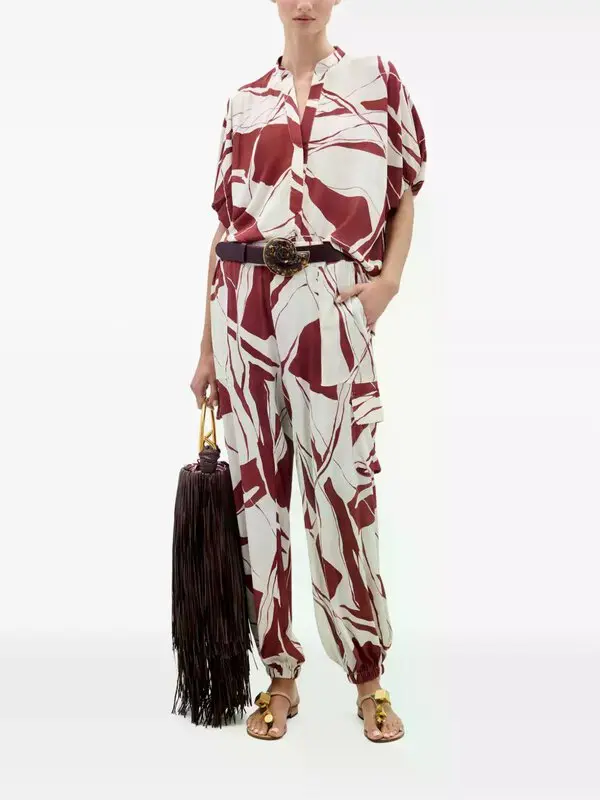 Silvia Tcherassi Abstract Susanne Blouse