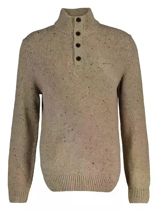 Gant Buttoned Knit Sweater
