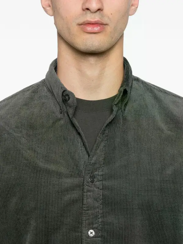 Marc O'polo Corduroy Button Shirt - Grey