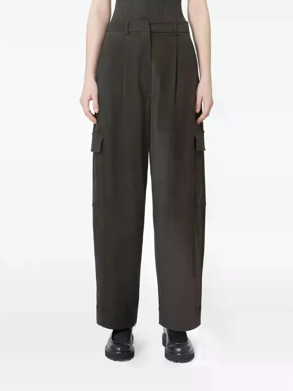 Max Mara Drill Cargo Trousers