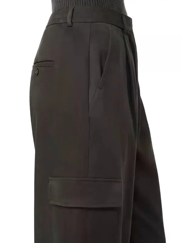 Max Mara Drill Cargo Trousers