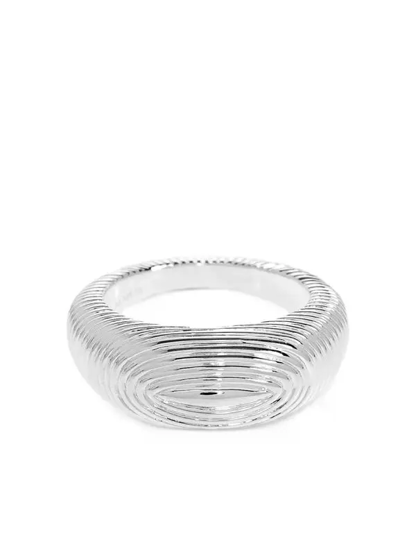 Lié Studio Audrey Ridged Ring - Silver