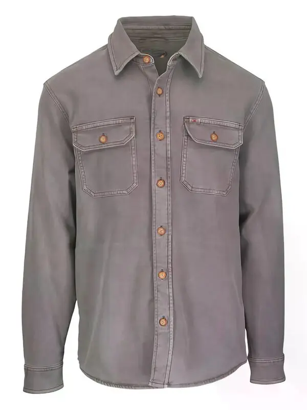 Faherty Brand Flap-pockets Shirt Jacket - Green