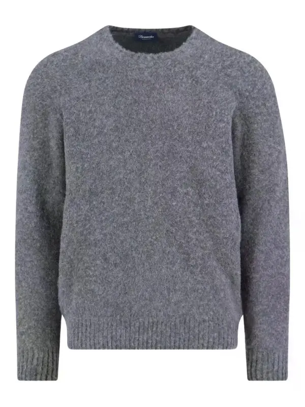 DRUMOHR Cashmere Crew Neck Sweater - Grey