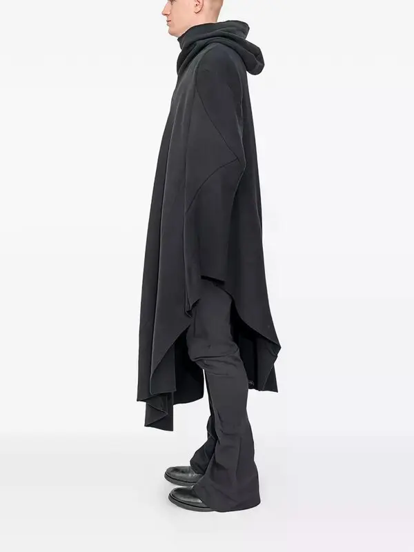 LEON EMANUEL BLANCK Distortion Hooded Poncho