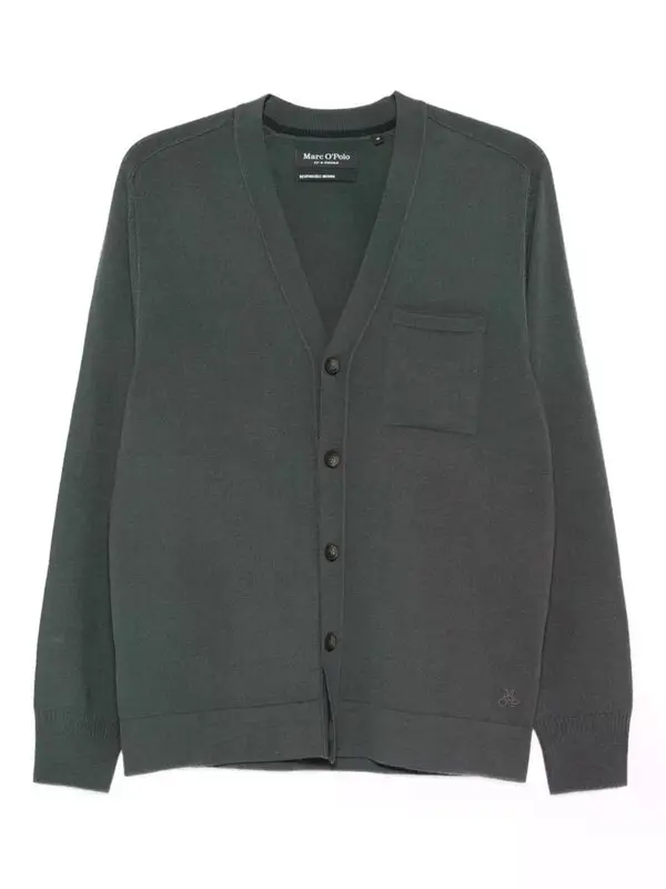Marc O'polo V-neck Wool Cardigan