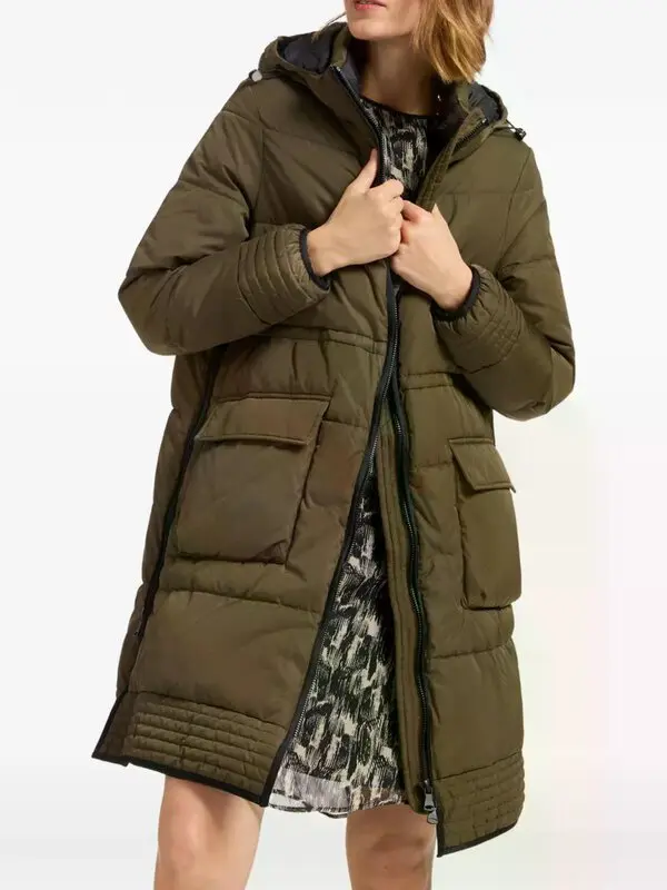 ELENA MIRO` Hooded Pocket Coat
