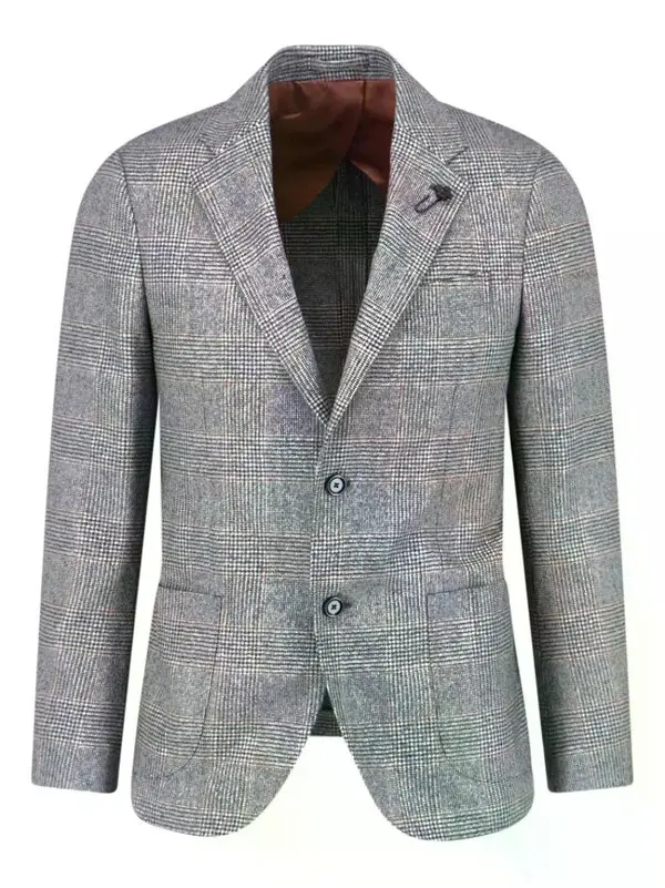 LARDINI Single-breasted Wool Blazer