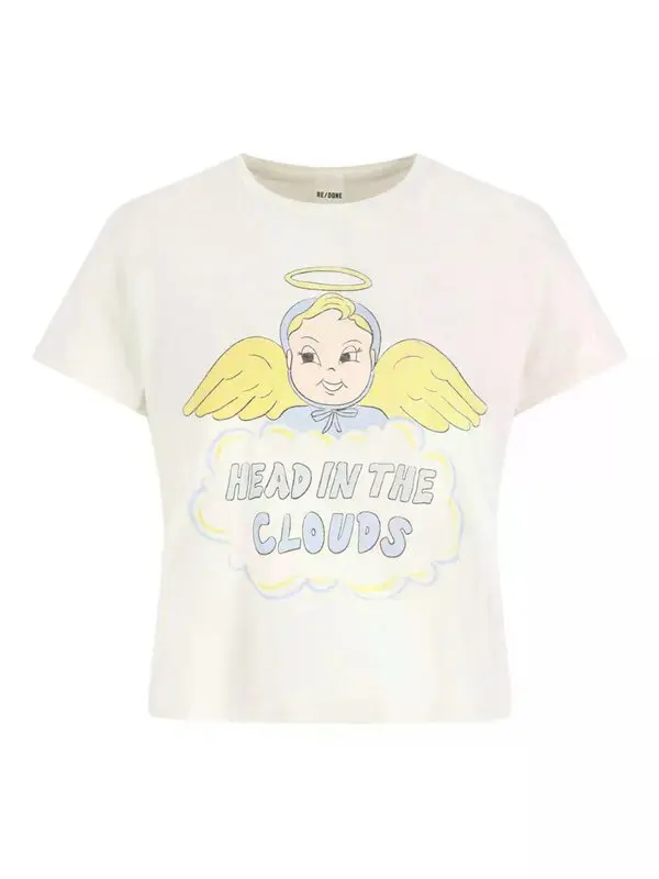 RE/DONE Clouds Cotton T-shirt